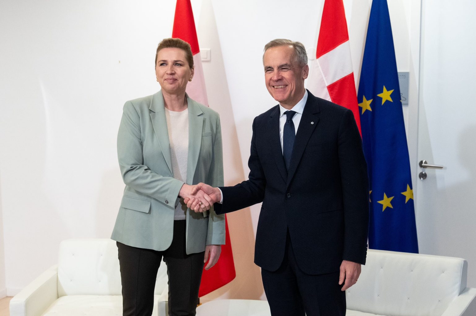 Mette Frederiksen e Mark Corney - Eurocomunicazione